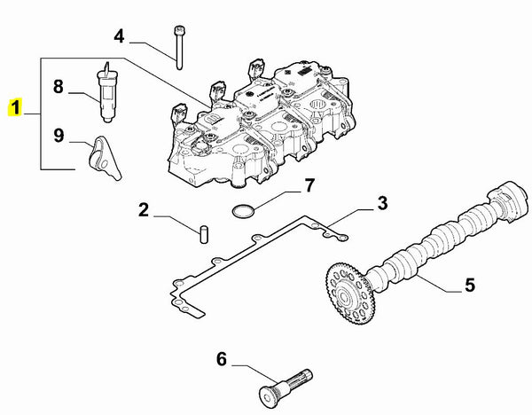 MultiAir Actuator Unit - 1.0 Fiat 500 , Tip & Jeep Renegade46339031 ...