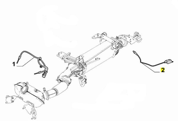 Lambda Probe -Fiat Ducato 2.2 2021> 46349778 – Partsworld-UK