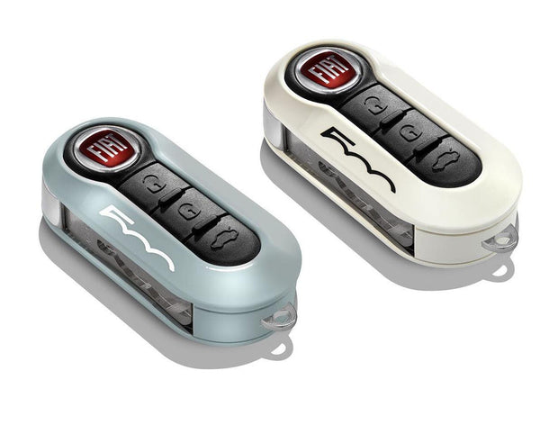 Fiat Key Covers - Baby Blue & White 50926868 – Partsworld-UK