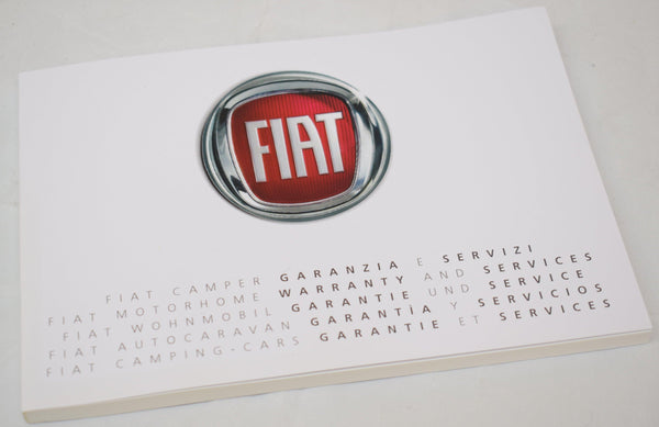 Fiat Professional Service & Warranty Booklet 60383218 – Partsworld-UK