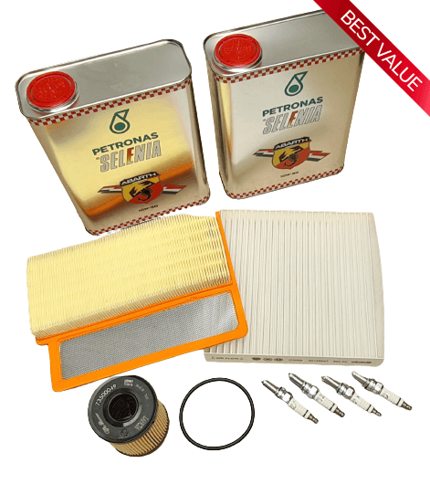 Service Kit - 500 Abarth (with Selenia Abarth 10W/50) – Partsworld-UK
